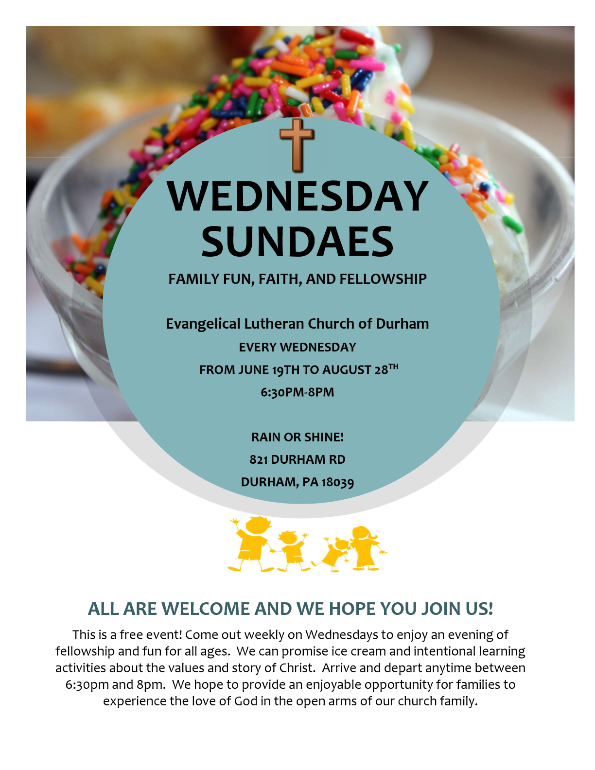Wednesday Sundaes – Evangelical Lutheran Church of Durham